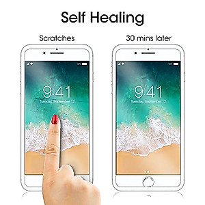 amFilm Screen Protector for Apple iPhone 7, 6S and 6 HD Clear, Flex Film, Case Friendly, PET Film, 3 Pack