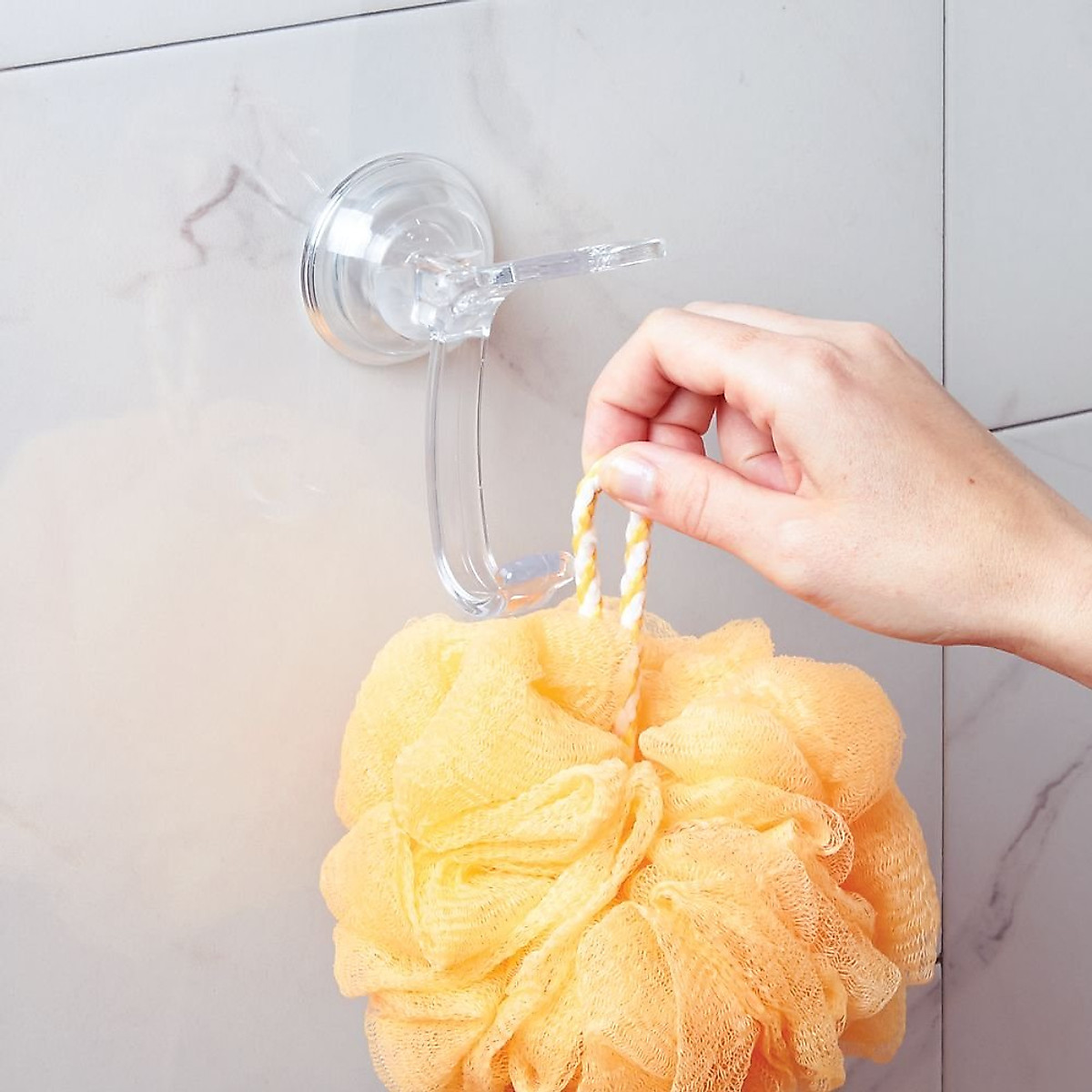 InterDesign Power Lock Suction, Spa Hook, Clear