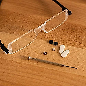 3 Set. Foster Grant Pocket Size Eyeglasses Repair Kits. Includes 3 Screw Drivers, Screws and Small Parts.