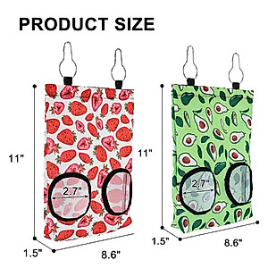 Filhome Rabbit Hay Feeder Bag, Bunny Hay Feeder Storage with 2 Holes for Rabbit Cat Small Pets(Green)