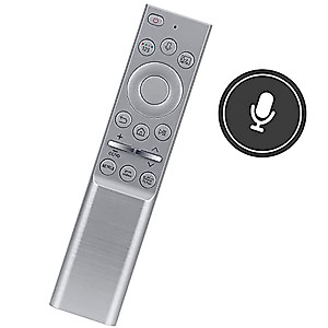 BN59-01346A RMCWPT1AP1 Replacement Voice Remote Control fit for Samsung Smart OneRemote Silver Metal TV Remote Control QN55LST7TAFXZA QN65LST7TAFXZA QN65LST9TAFXZA QN75LST7TAFXZA QN75LST9TAFXZA