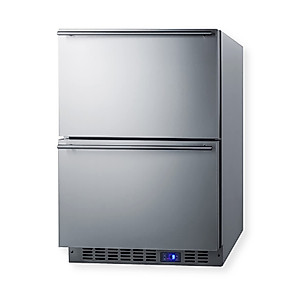 Summit SCFF532D Drawer Freezer, Stainless-Steel