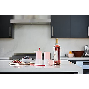 Rabbit Frozen Cocktail Silicone Tumbler, 2 Count (Pack of 1), Pink