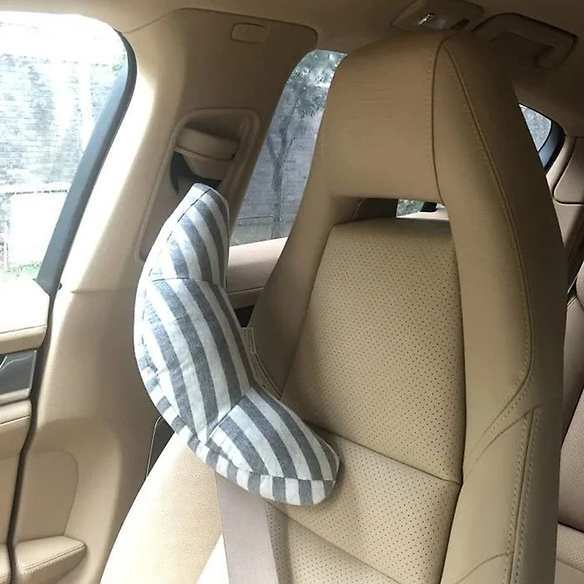 Kids Car Travel Pillow Car Seat Belt Pillow Cute Plush Headrest Cushion Neck Pillow Safety Strap Cover Universal Fit