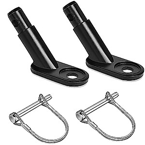Bicycle Rear Racks Steel Bicycle Trailer Hitch Mount Adapter Replacement Most Bike Cycling Rear Carrier Mount Bike Accessory (2 Pack)