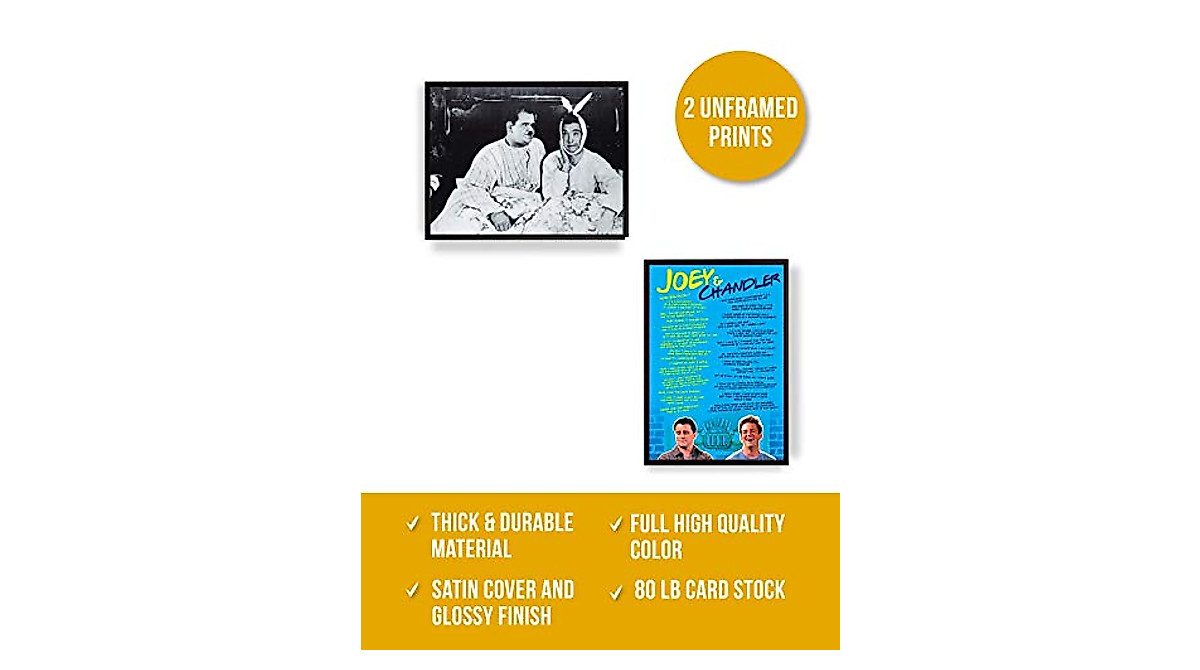 Friends Poster - Laurel & Hardy TV Show Decor for Fans