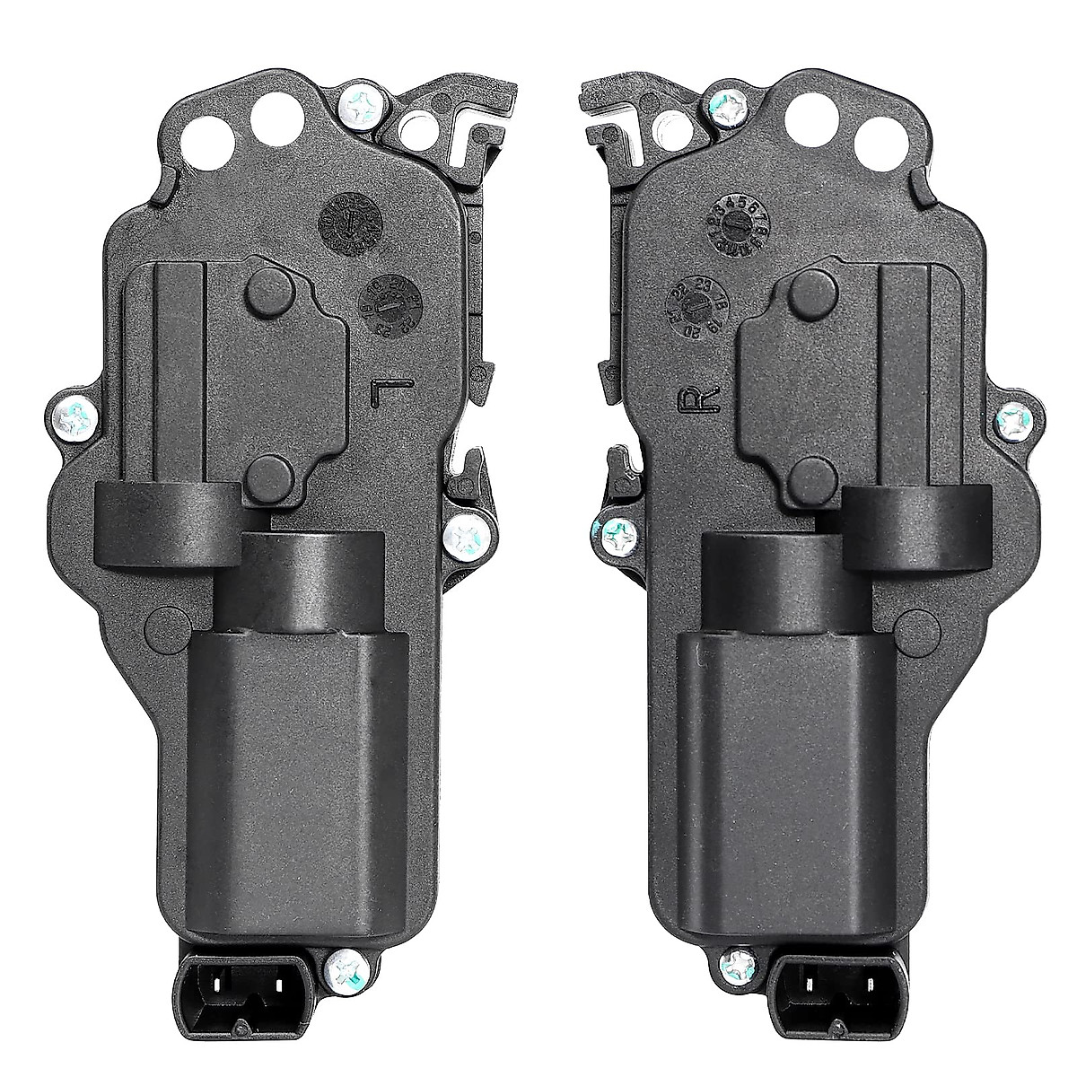 LCWRGS Power Door Lock Actuator Front Rear Driver & Passenger Side Replacement for Ford Excursion Expedition F150 F250 F350 F450 Ranger Taurus Mazda B2300 B2500 B3000 B4000 Mercury, 746-148 746-149