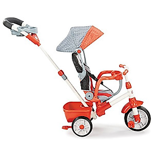 Little Tikes 5-in-1 Deluxe Ride & Relax, Reclining Trike - Red
