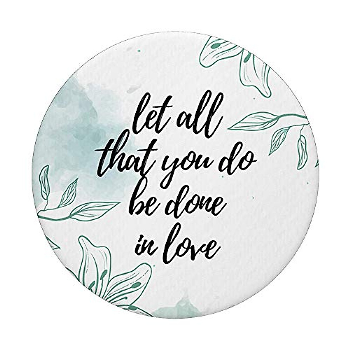 Inspirational Bible Verses Flowers Christian Gift PopSockets PopGrip: Swappable Grip for Phones & Tablets