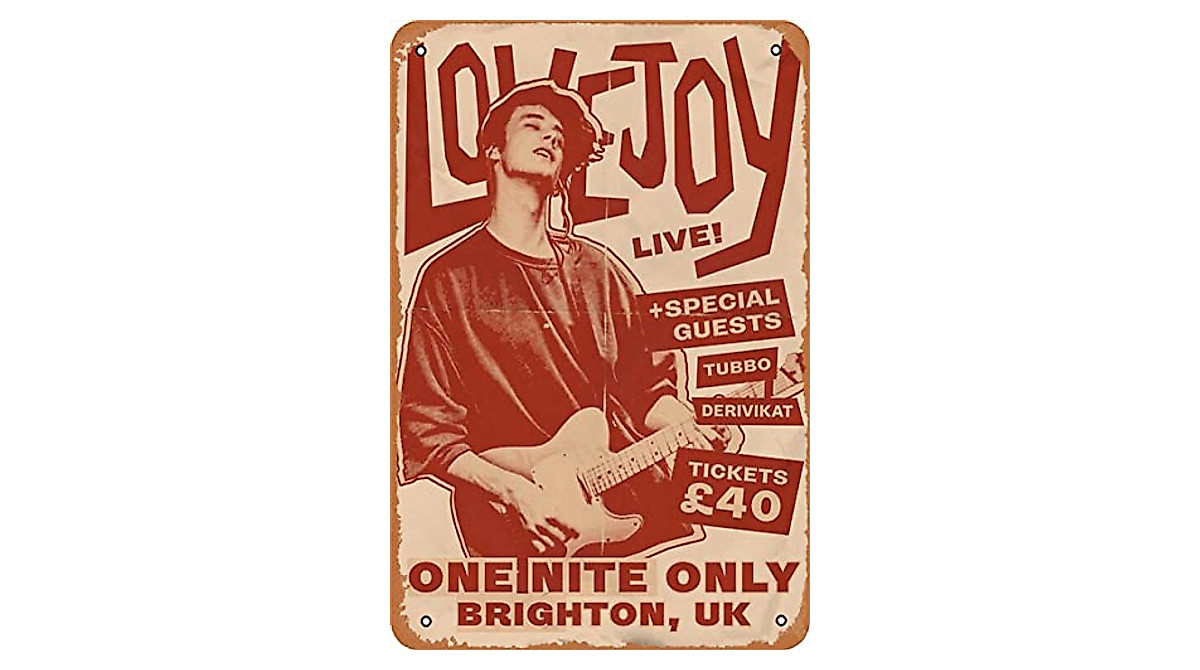 Yzixulet 90s Lovejoy Concert Poster - Retro Metal Vintage Sign for Walls