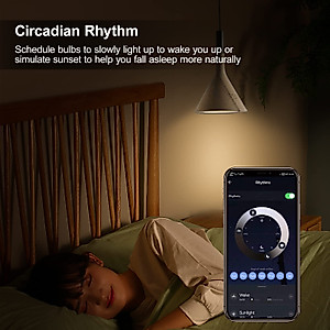 GU10 Smart Spot Light Bulb Compatible with Alexa, Google Home, SmartThings, 5W WiFi LED Track Light Bulbs, Color Changing, No Hub Required, 4 Pack