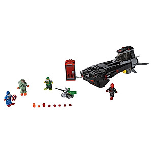 LEGO Super Heroes Iron Skull Sub Attack Building Kit (335 Piece)