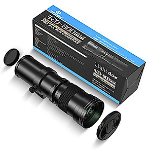 Ultra Telephoto 420-800mm F8.3 Manual Zoom Lens for Nikon DSLR F-Mount Cameras(D850 D810 D800 D610 D750 D500 D7200 D7500 D7100 D5600 D5300 D600 D3500 D3400 D3300 D3200 D5200 D5100 D5000 D7000 D700)