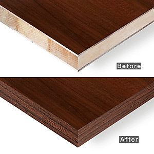 GSCIT Club Cherry Edge Banding, 3/4 inch x 25ft roll of Veneer Edge Banding - Pre-glued Flexible, Wood PVC Tape for Cabinet Repair & Furniture Restoration