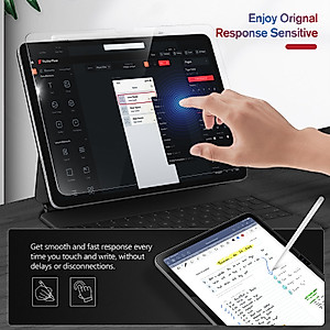 bersem 2 Pack Screen Protector for iPad 10th Generation 10.9 Inch (2022), 9H Hardness Tempered Glass with Customized Installation Tray, Support Apple Pencil, Anti Scratch, HD Clear, One-Pull Box