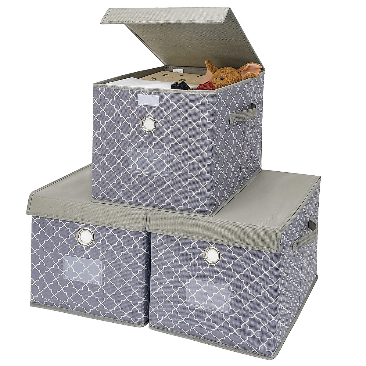 GRANNY SAYS Bundle of 3-Pack Storage Cubes for Closet & 3-Pack Shelf Storage Cubes