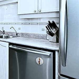 Sutter Signs Clean Dirty Dog Dishwasher Magnet (Golden Retriever)