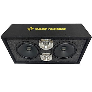Bass Rockers 8" Loaded chuchera Chero Box with 8" Midrange Midbass Speakers and 4" Chrome High Performance Tweeters 1200W for Car Home UTV, ATV, Camper, DJ, Pro Audio Use