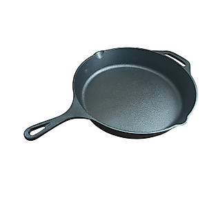 ABO Gear Cast Iron Skillet Cast Iron Pan, 12 Inch Pre Seasoned Skillet Cast Iron Pan