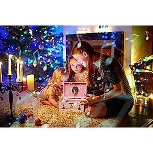 efubaby Jewelry Box for Girls Music Box Girls & Unicorn Necklace and Bracelet Jewelry Boxes with Spinning Ballerina & Drawer Musical Jewelry Boxes for girls Birthday Christmas Valentine Gift