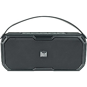 Dual Electronics LUBTWS6 Wireless Portable Bluetooth Speaker, TruWireless Bluetooth Stereo, Waterproof & Dustproof IP67, 360 Degree Rich Dynamic Sound, 100ft Wireless Range, 15 Hour Playtime