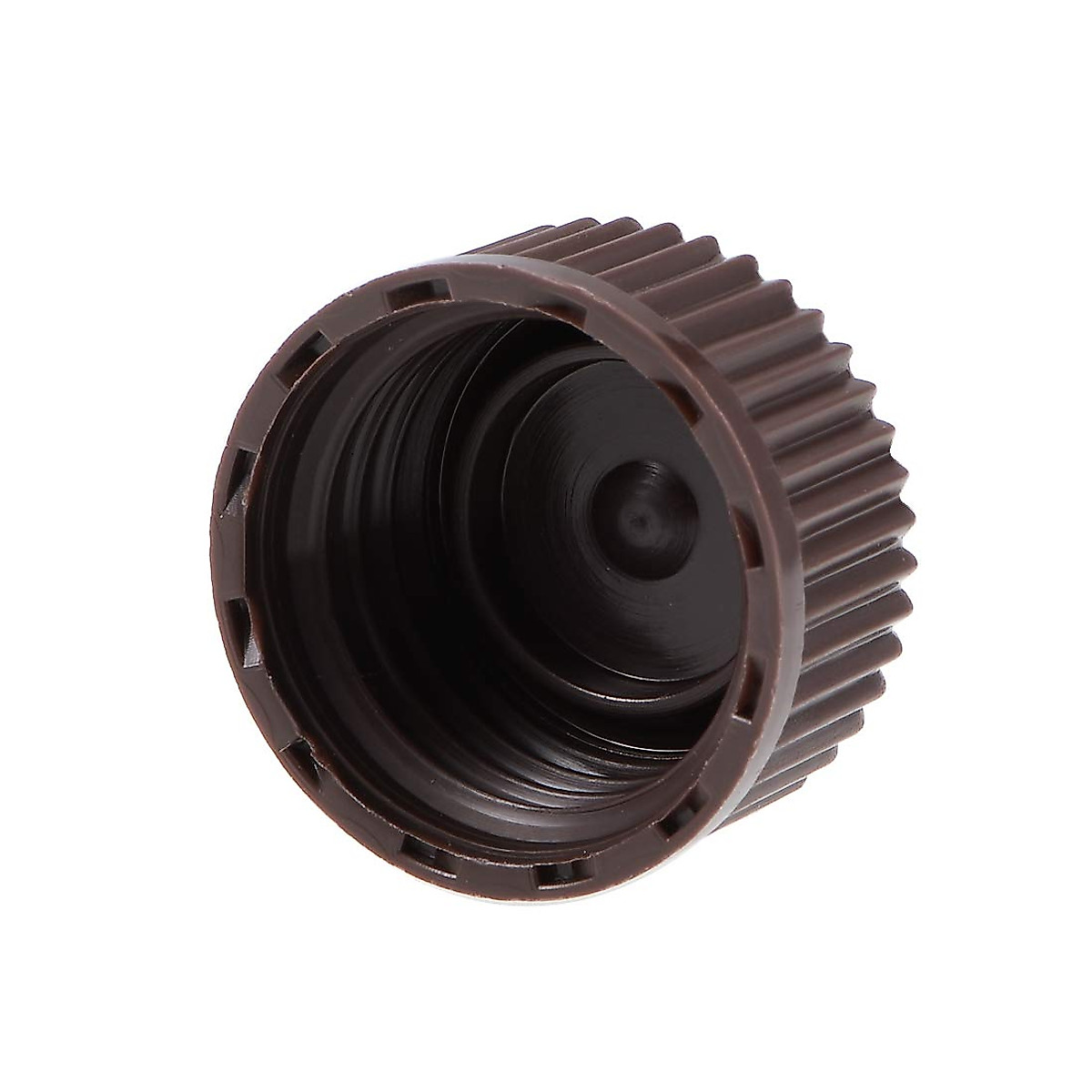 uxcell Plastic Lab Chemical Reagent Bottle 100ml/3.4oz Small Mouth Sample Sealing Liquid Storage Container Brown 5pcs