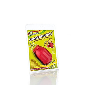 Smoke Buddy 0159-RD Personal Air Filter, Red