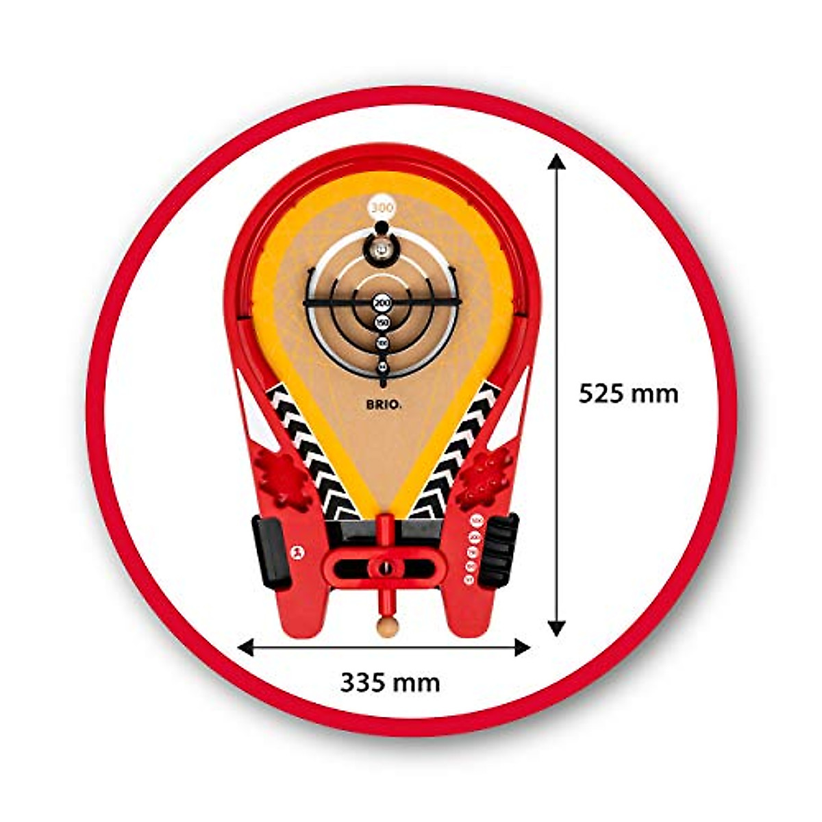 BRIO 34080 Trickshot Game | Classic Pinball Game for Ages 6+