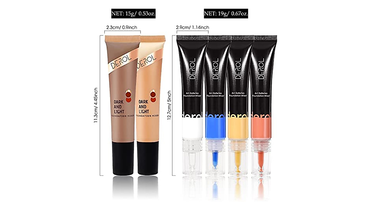 LOKFAR White Foundation Pigment - Easy Shade Adjustment & Color Correction