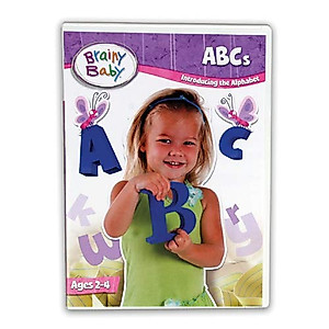 Brainy Baby ABCs Introducing the Alphabet A to Z Deluxe Edition - DVD, Board Book and Flashcards: Set of 3