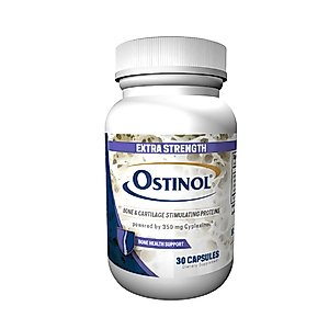 Ostinol Standard 350mg - Bone & Joint Supplement | Stem Cell Activation Certified | Bio Active Protein Complex for Moderate Bone Loss & Moderate Joint Disfunction - 30 Capsules