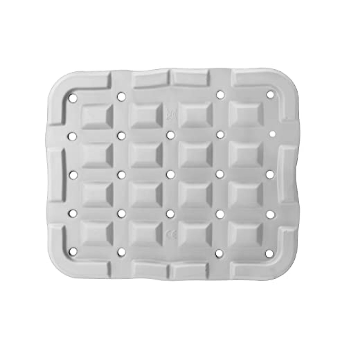 KMINA - Shower Seat Cushion Waterproof (15.5”x12.5”x1.3”, Stool not Included), Bath Seat Cushion for Elderly, Bath Chair Cushions for Seniors, Kneeling Pads, Stadium Seat Cushion - Made in Europe