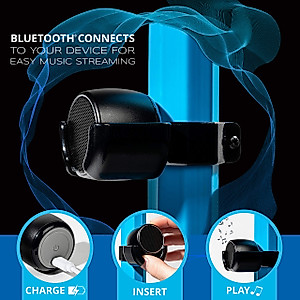 Franklin Sports Bluetooth Volleyball/Badminton Combo - Complete Combo Set - Bluetooth Speaker - Carry Bag