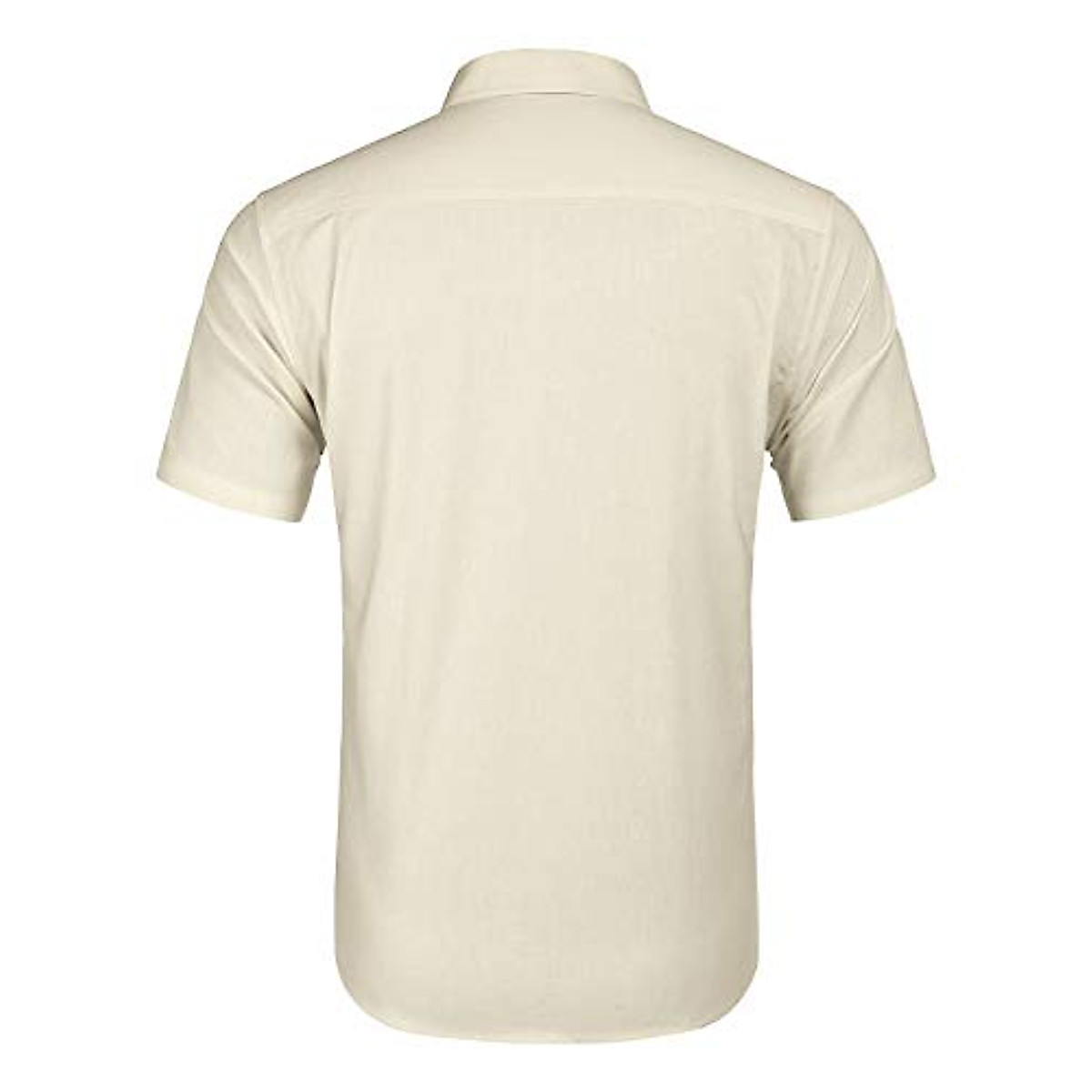 COOFANDY Men's Casual Cotton Beach Button Down Dress Shirt Summer Linen T-Shirt