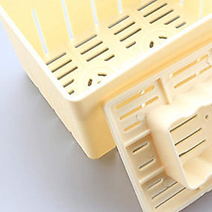 caralin Tofu Press Mold Maker Cheese Pressing Mould Kitchen Homemade Making Mold Case Food Grade PP Baking Tray