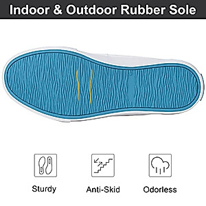 JENN ARDOR Women’s Fashion Sneakers Slip On Shoes Women Sneakers Canvas Shoes Womens Tennis Comfortable Walking Flats for Womens Casual Shoes