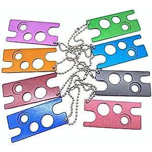 Htppzjr Essential Oil Bottle Metal Orifice Remover Opener Roller Bottle Opener Metal Key Tool Opener and 123456r for Roller Balls and Caps