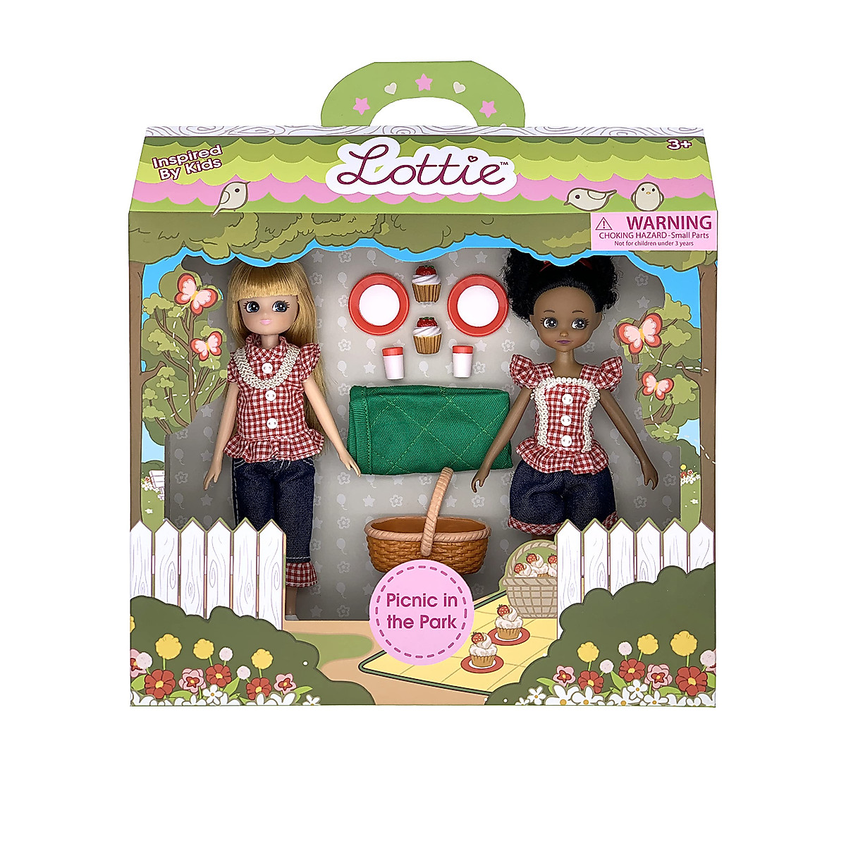 Lottie Picnic in The Park Dolls | Toys for Girls and Boys | Muñecas y Accesorios | Gifts for 3 4 5 6 7 8 Year Old | Small 7.5 inch
