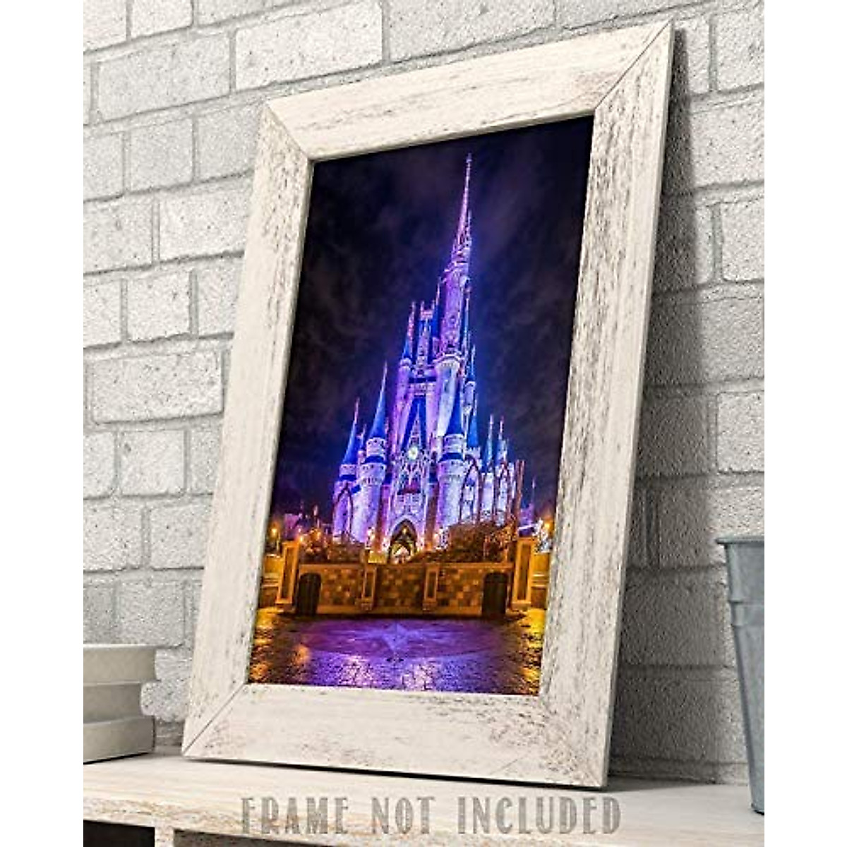 Cinderella's Castle - 11x14 Unframed Art Print - Great Home and Nursery Walt Disney World Wall Art Magic Kingdom Room Decor or Gift Under $15 for WDW Fans