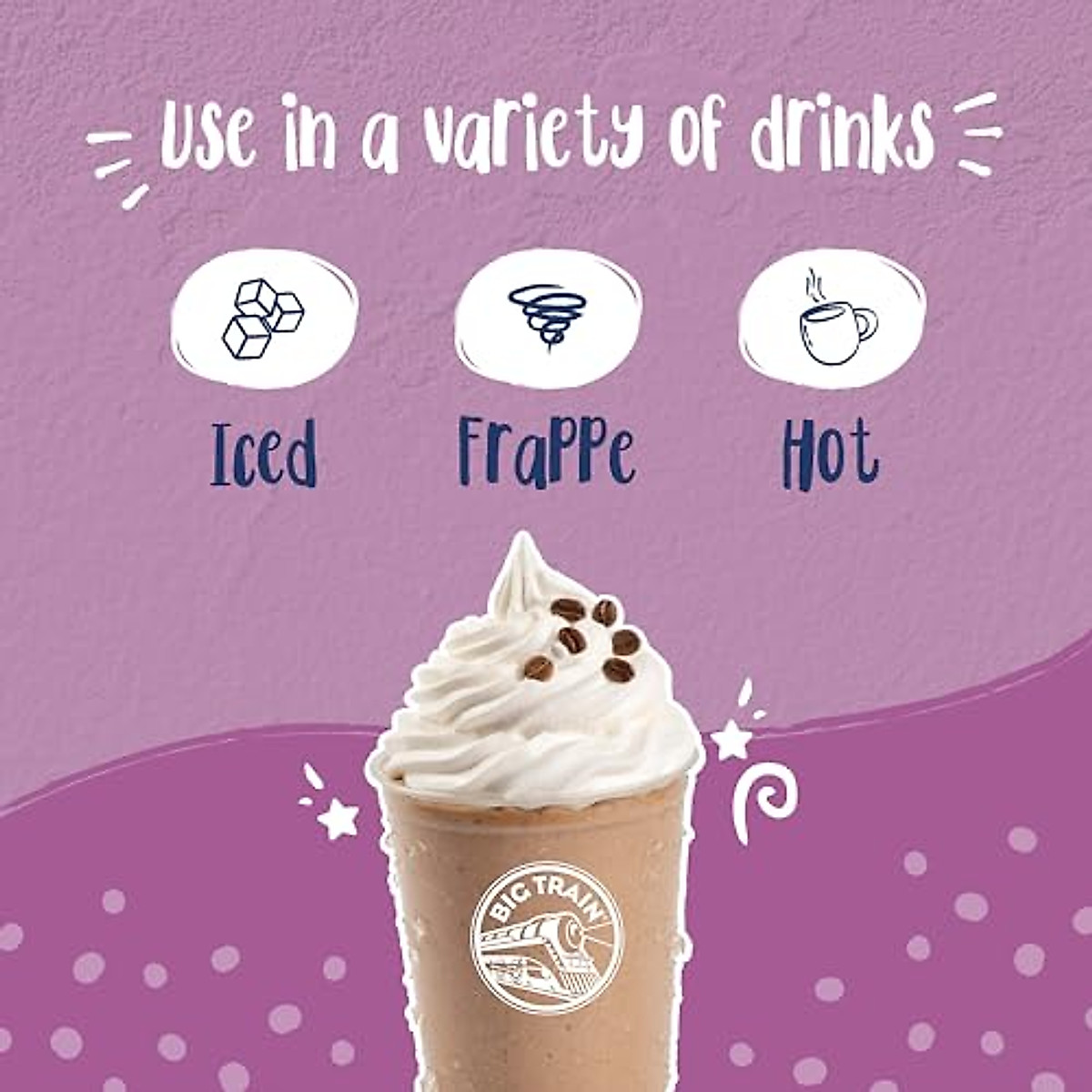 Big Train Mocha Blended Ice Coffee Beverage Mix, 3.5 Pound (Pack of 1)