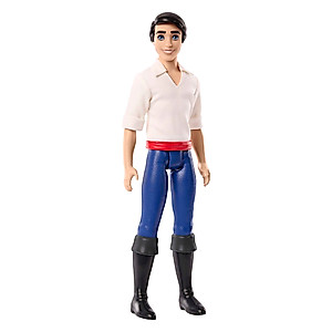 Mattel Disney Princess Toys, Prince Eric Posable Fashion Doll in Signature Outfit, Inspired by The Little Mermaid Movie