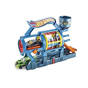 Hot Wheels Turbo Jet Car Wash Playset Vehicle