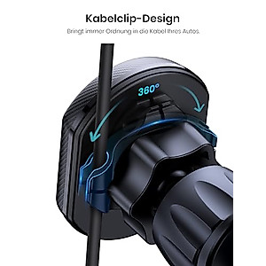 TOPK Phone Holder Car, Magnetic Phone Holder for Car, Upgrade Hook Clip Air Vent Mount with Strongest Magnet for Cellphones