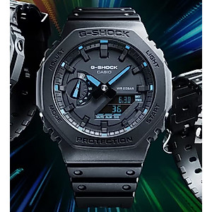 G-Shock GA2100-1A2 Neon Accent Watch, Blue