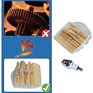 AUMEL Air Filter Spark Plug Kit for Husqvarna 445 445E 450 450E Jonsered 2250 2245 Chainsaw Replace 544080802.