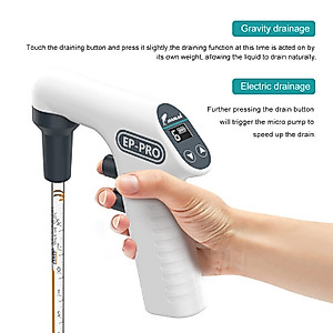 Lab Electric Pipette Controller Digital Automatic Pipettor Motorized Pipette Filler for Biology Chemical