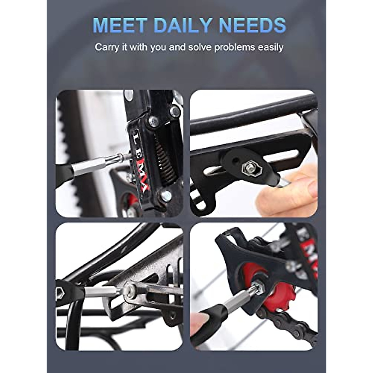 Keychain Screwdriver Tool 2 Pack, Poswlto 6-in-1 Screwdriver Set, Flathead and Phillips Bit, Hex Socket Wrench, Stocking Stuffers for Mens, Adults, Father, Husband, Employee, Christmas Gifts