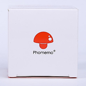 Multi-Purpose Square Self-Adhesive Label for Phomemo M110/M221/M220/M120/M200 Label Printer,1.97"x3.15"(50x80mm),100 Labels/Roll, Black on White