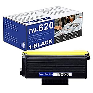 1 Pack TN-620 TN620 Black Toner Cartridge Replacement for Brother MFC-8370 8460N 8470DN 8480DN 8880DN 8660DN 8670DN 8860DN 8870DW 8680DN 8690DN 8890DW DCP-8060 8065DN 8080DN 8085DN Printer.