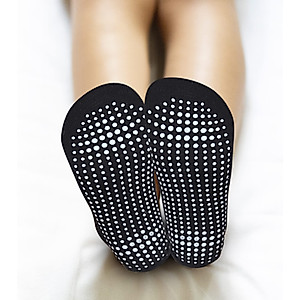 COZYOFFI Toddler No Show Socks: 10 Pairs with Kids Sneakers Tennis Shoes - Grip Non Slip Socks for Boys Girls Black